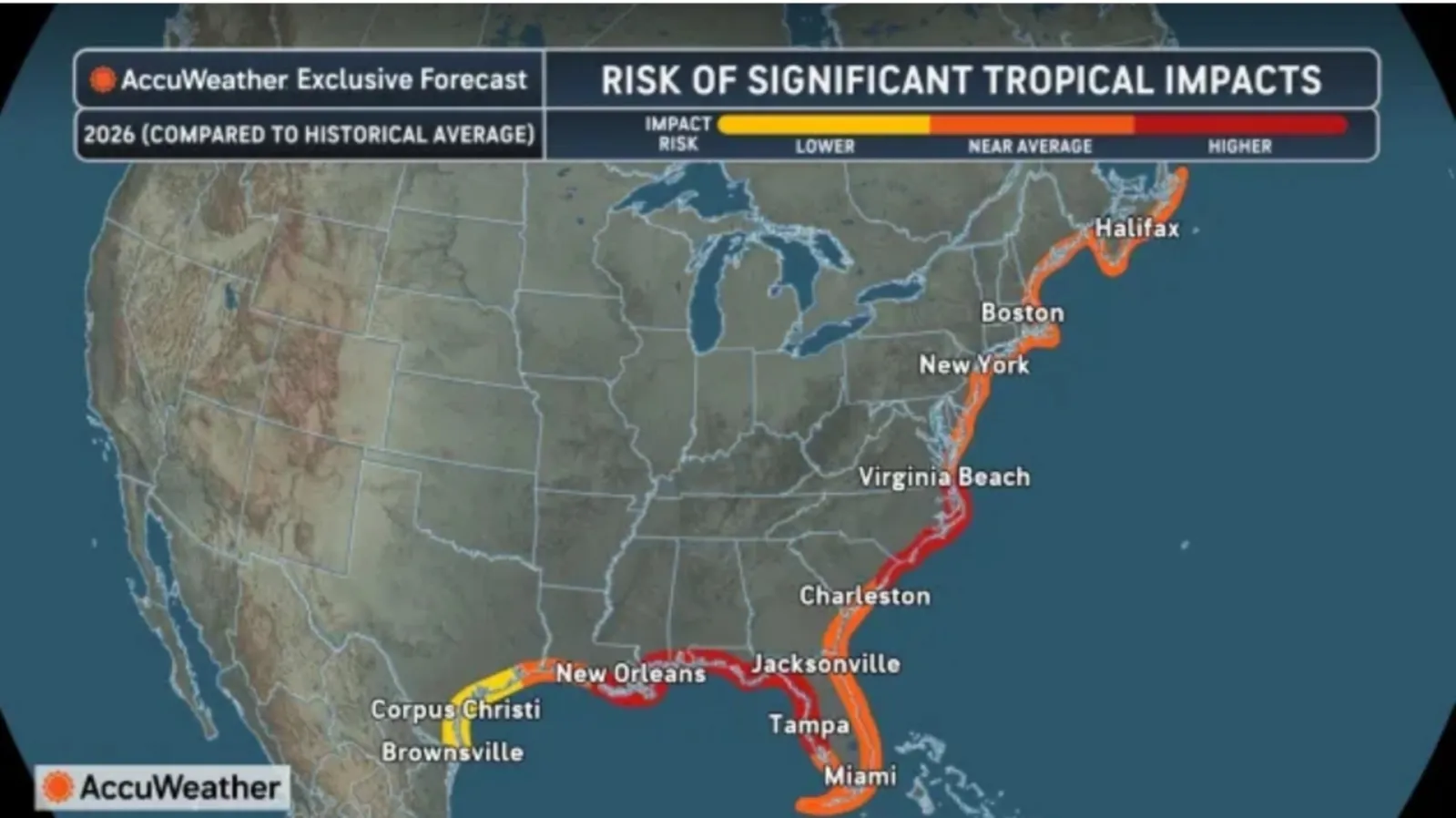 Map Shows States That Could Get Hit Hardest by Hurricanes This Year ...