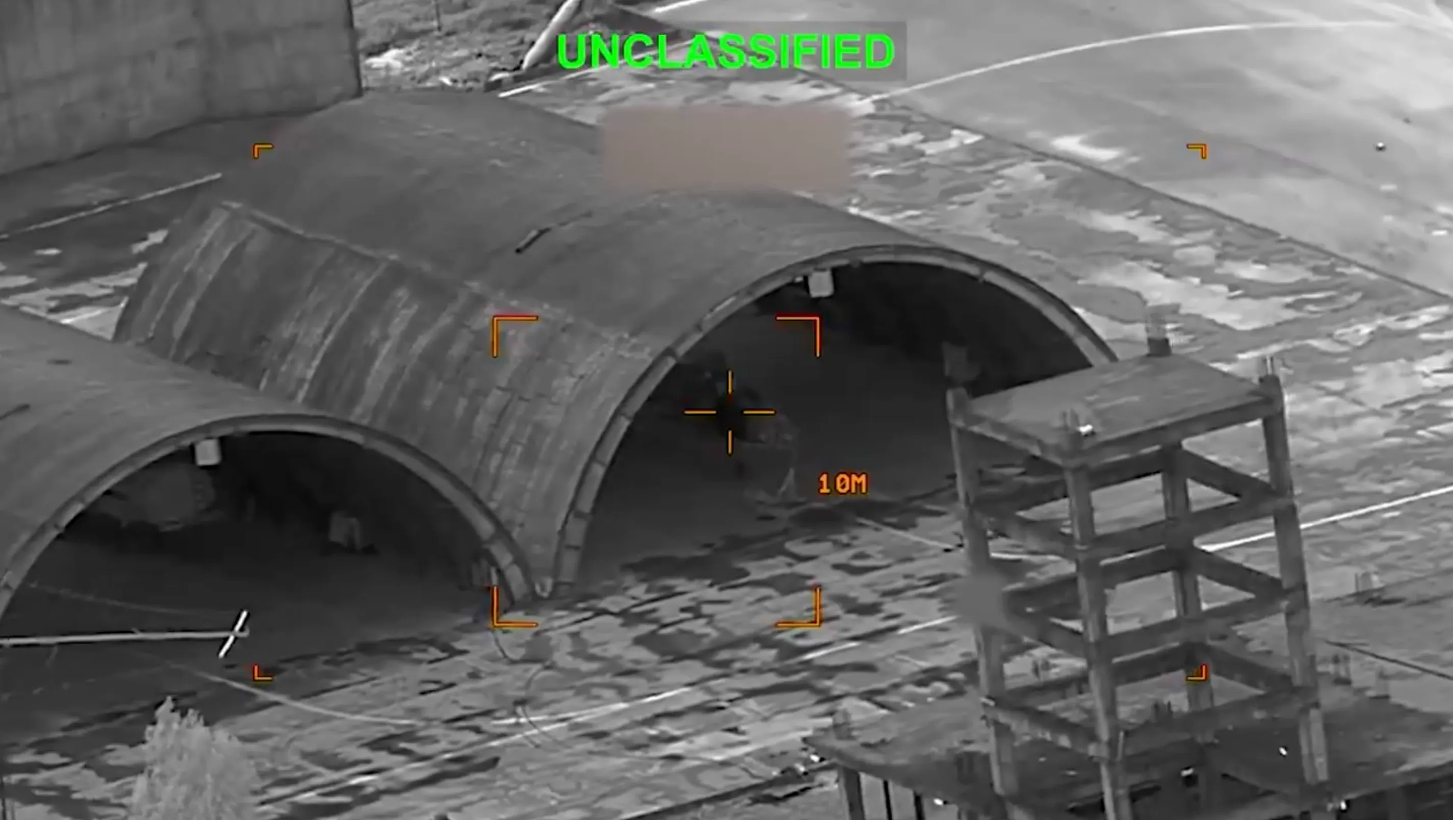 US Releases Video Showing Strike on Iran's Shiraz Airbase - Newsweek