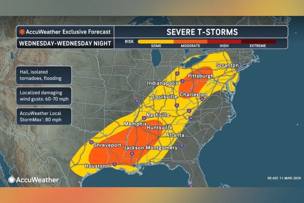 Severe Weather Update: Maps Show States Facing Damaging Storms This ...
