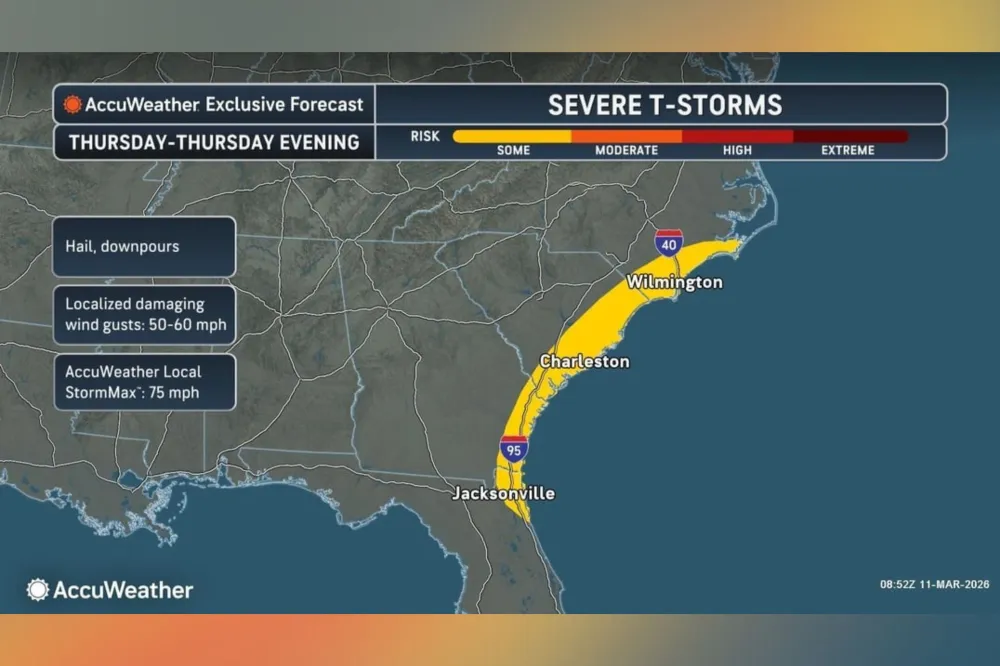 Severe Weather Update: Maps Show States Facing Damaging Storms This ...