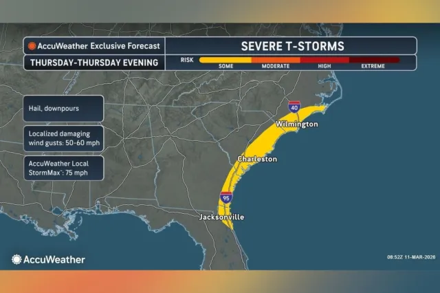 Severe Weather Update: Maps Show States Facing Damaging Storms This ...