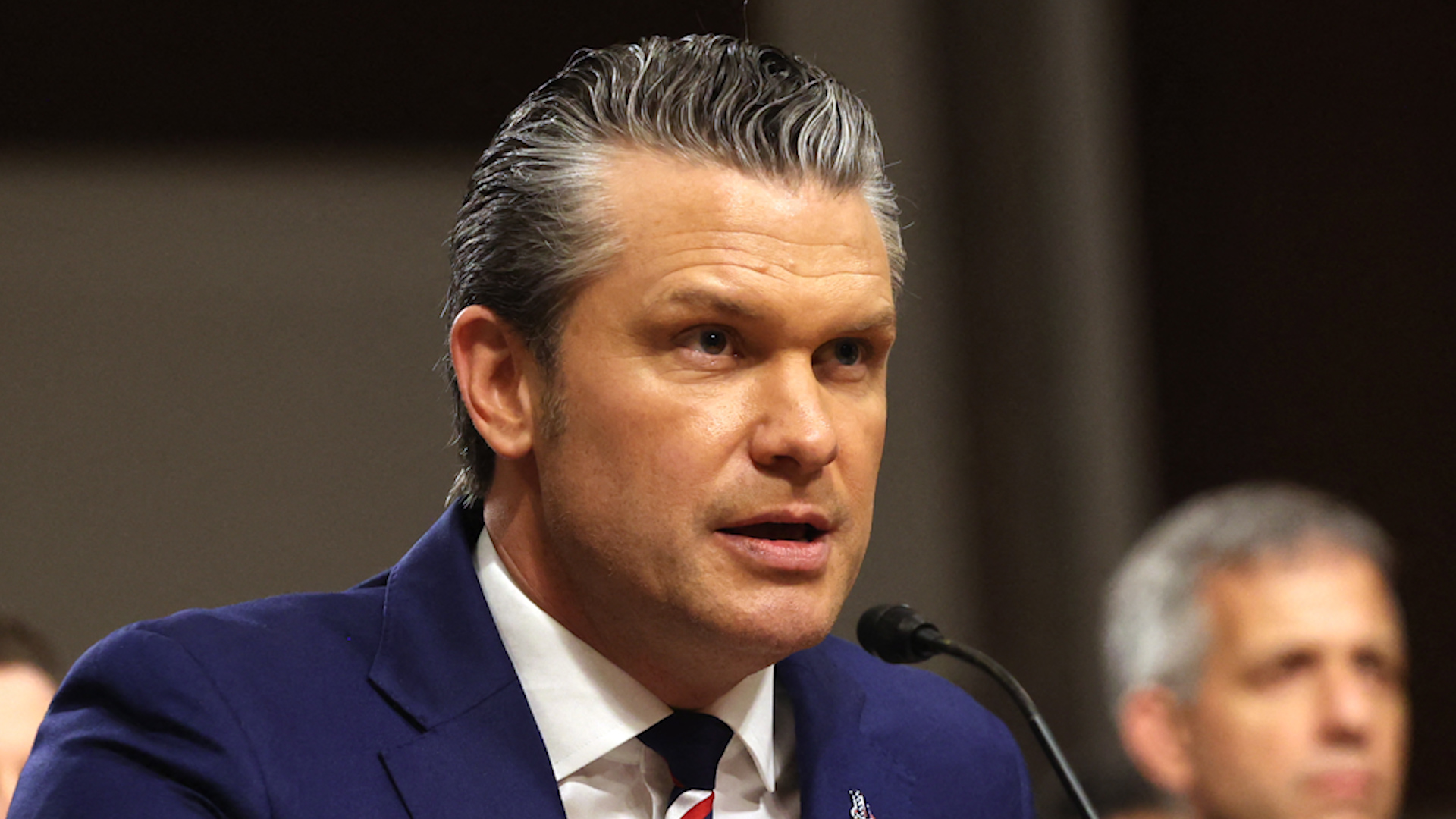 Protester Interrupts Pete Hegseth's Opening Statement During Senate ...