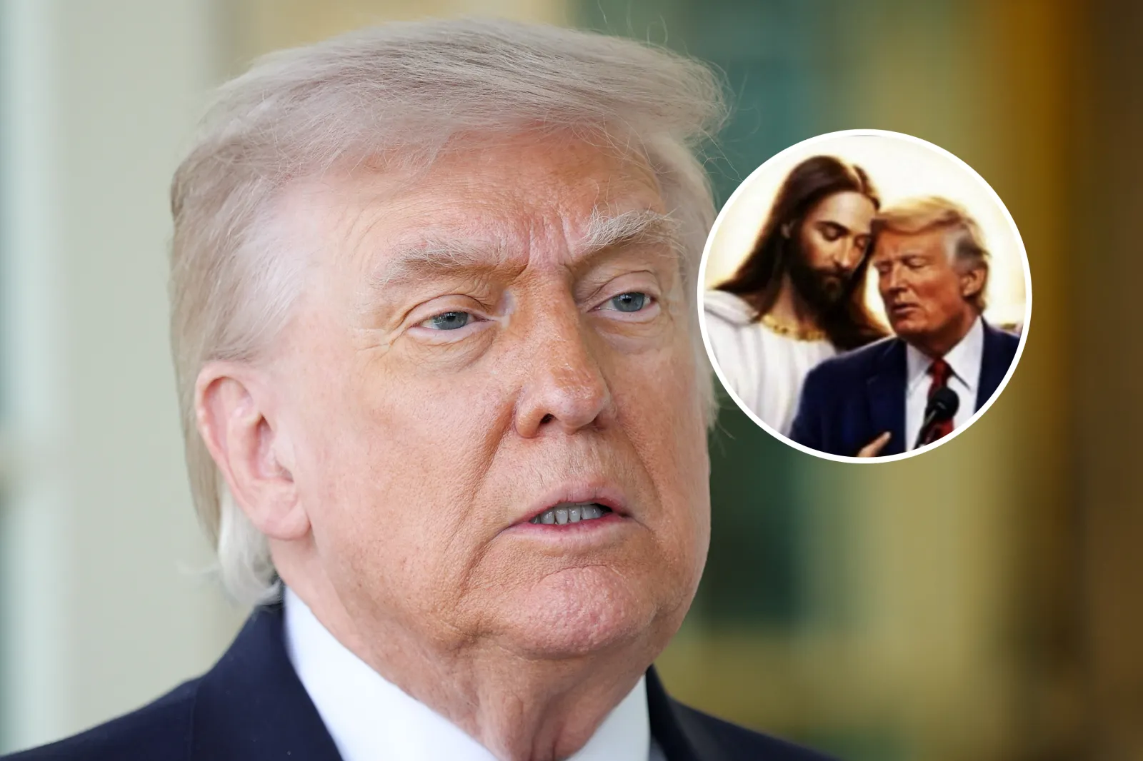 Donald Trump Posts New AI Jesus Image Following Backlash - Newsweek