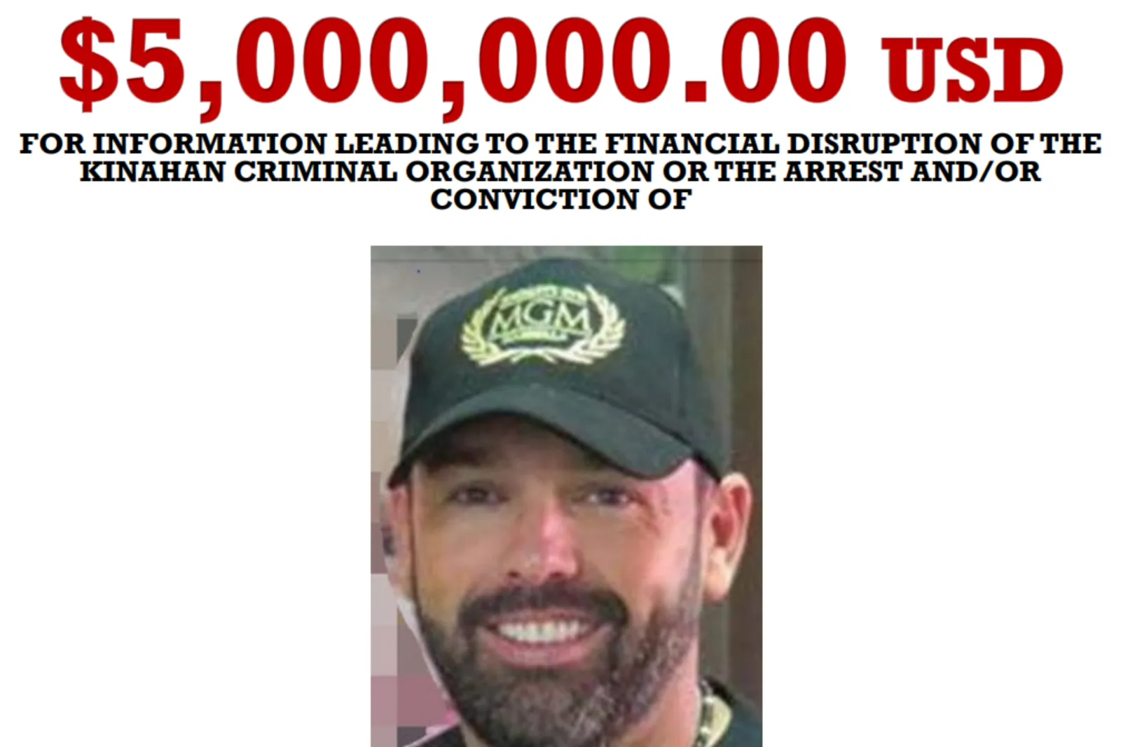 Cartel leader Daniel Kinahan with $5M DOJ reward arrested after Trump ...