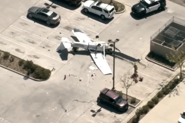 Pacoima, California Plane Crash: Small Aircraft Slams Into Parking Lot ...