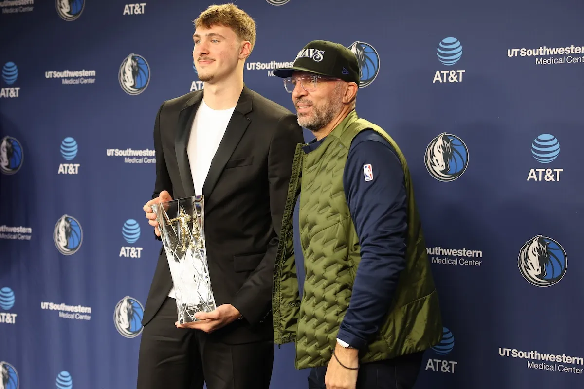 Cooper Flagg Speaks on Winning NBA Rookie of the Year, Kon Knueppel ...