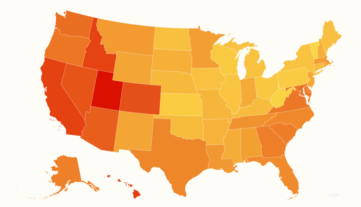 Map Shows Where Americans Are Falling Behind on Debt Payments - Newsweek