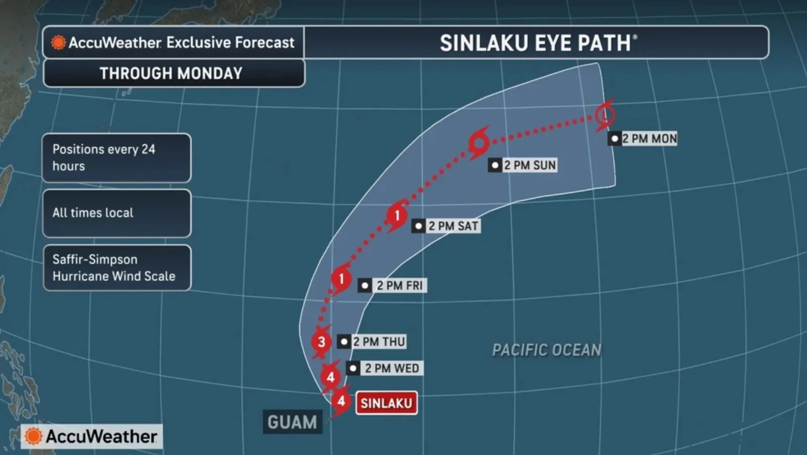 Super Typhoon Sinlaku extreme wind warning as “life-threatening” storm ...