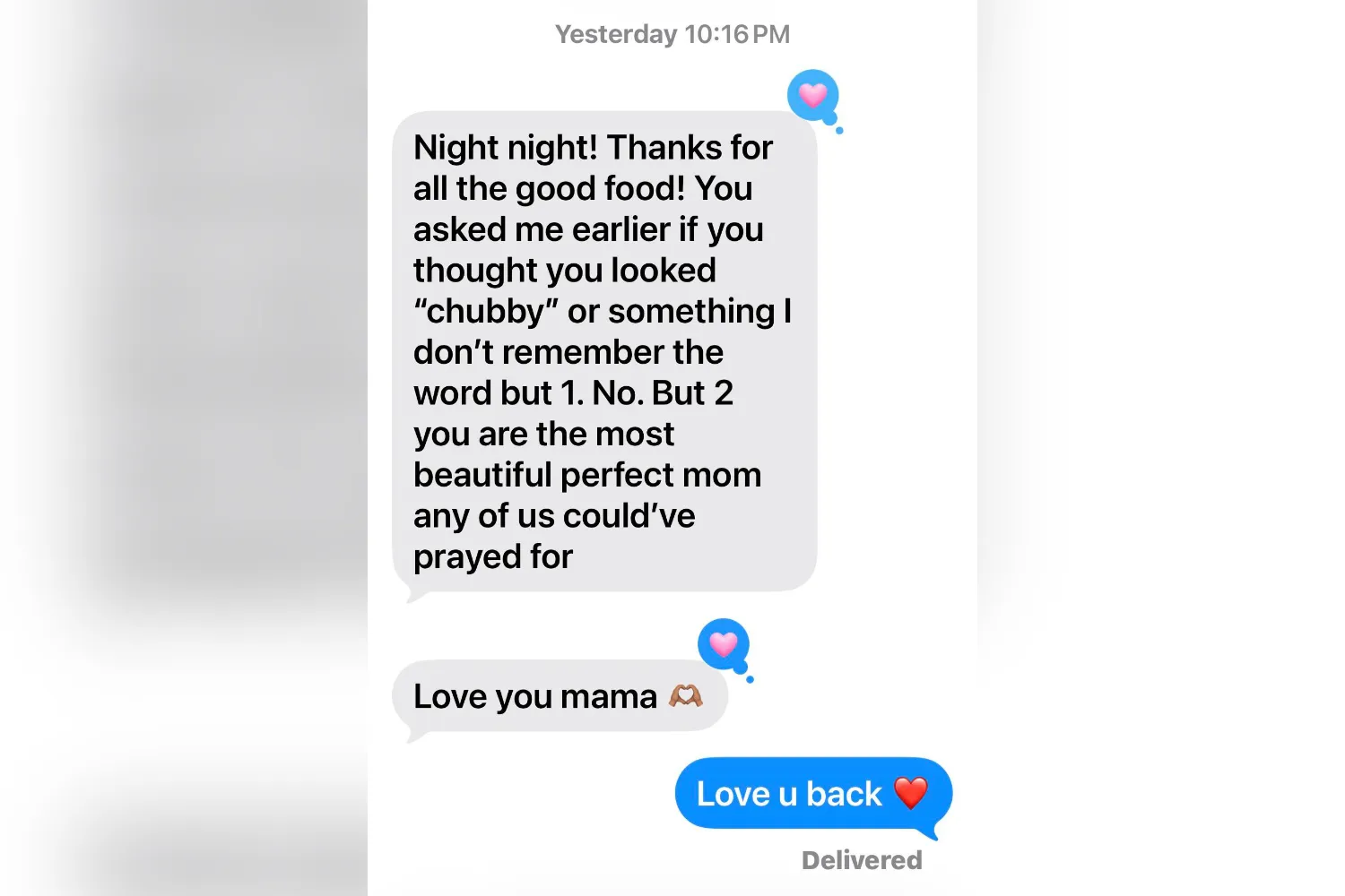 Mom Gains 15lb in a Year, Not Prepared for What Son Texts Her - Newsweek