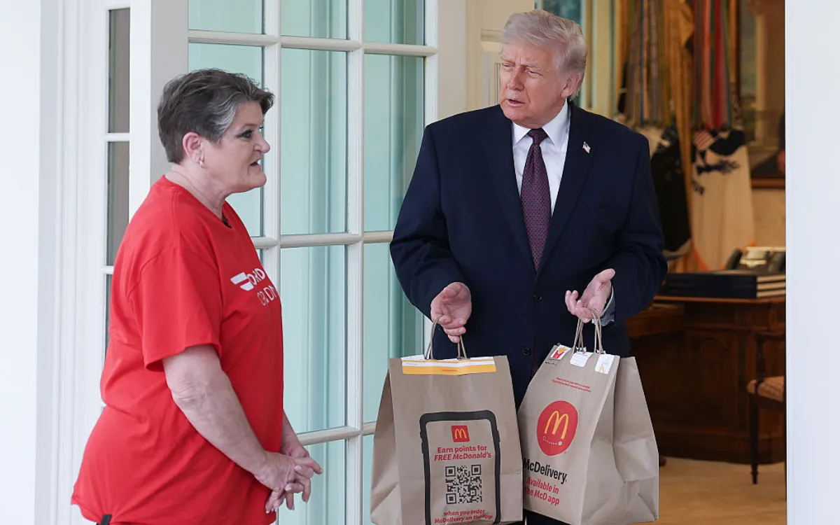 Trump Accepting DoorDash Sparks Waves of Jokes, Memes - Newsweek