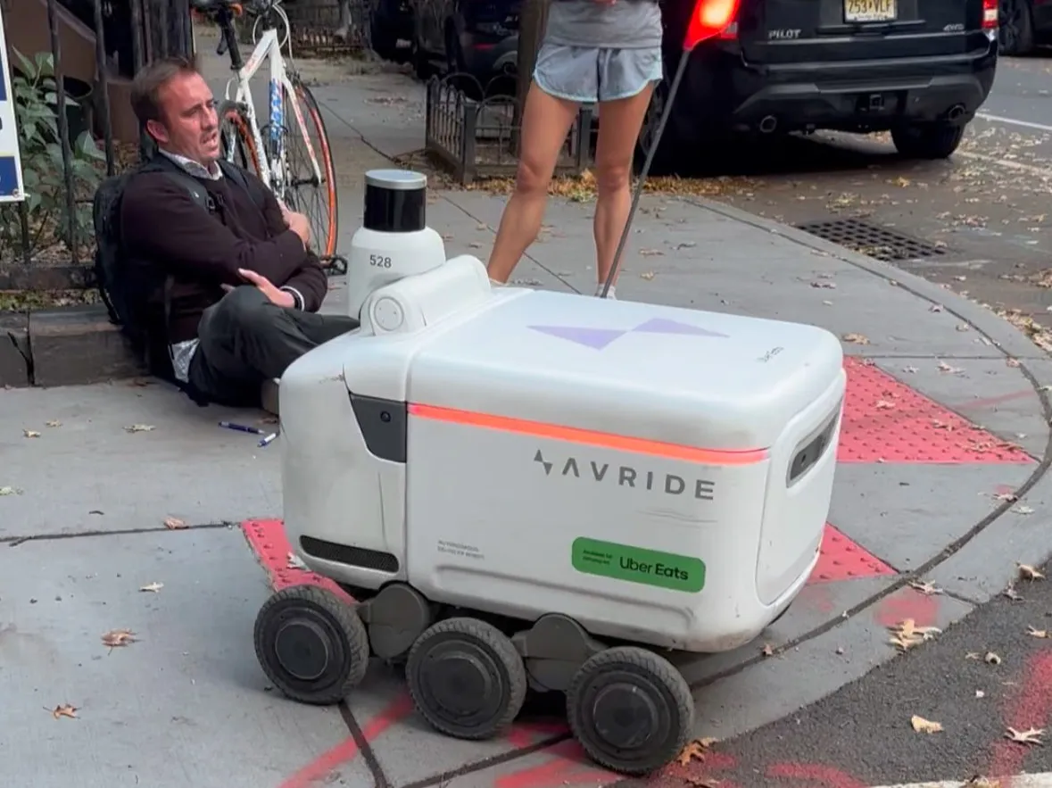 Bicyclist to Sue After Breaking Clavicle in Crash With Robot ...