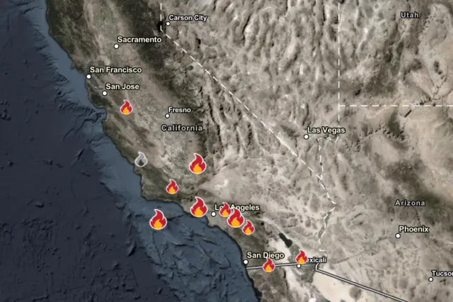 California Fires Latest: Where Wildfires Are Burning As New Blazes ...