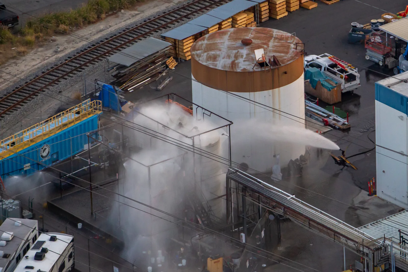 Garden Grove Chemical Tank Drops to 93 Degrees as Explosion Risk ...