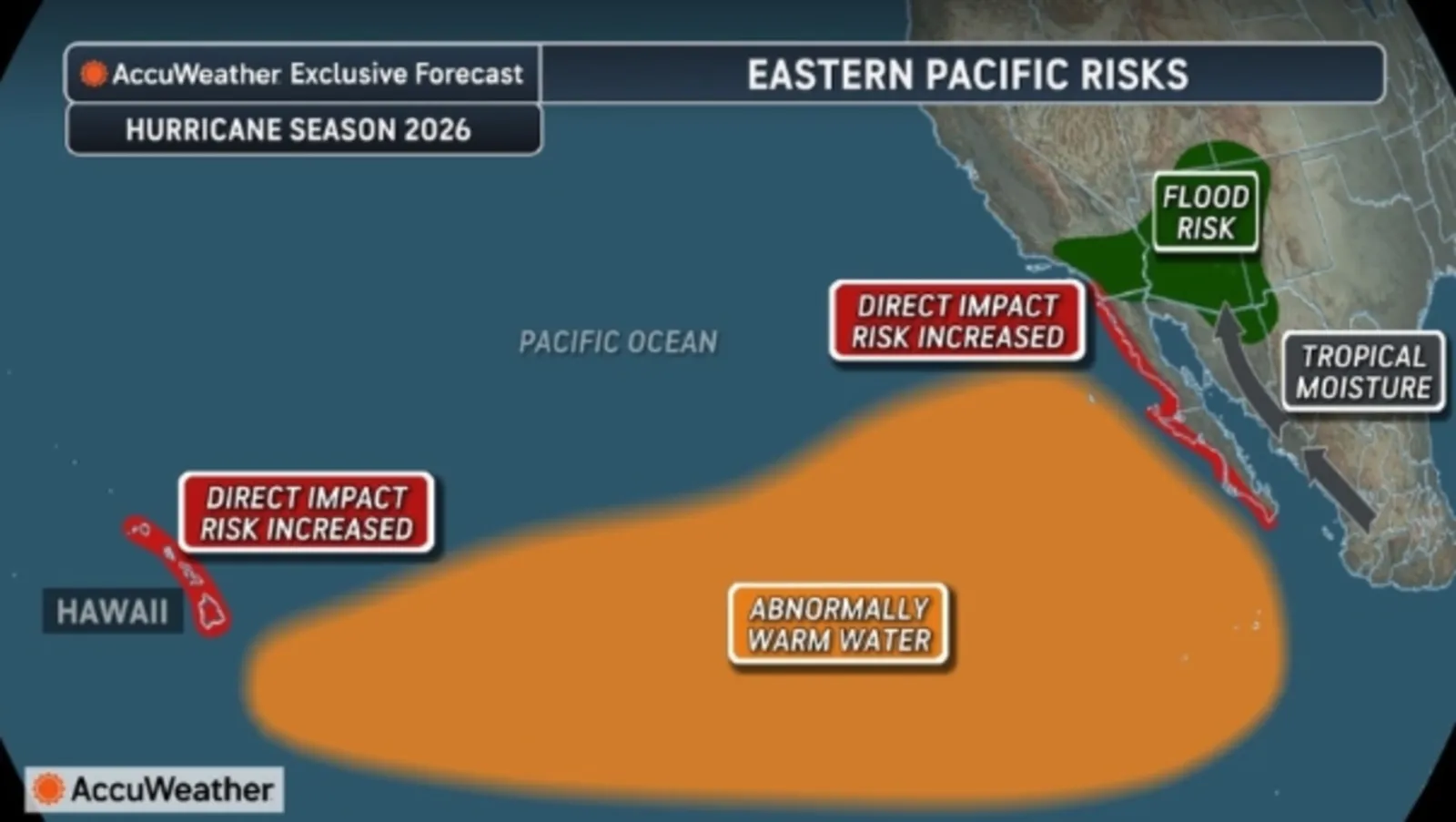 Map Shows California Chances of Being Hit Harder by Hurricanes in 2026 ...
