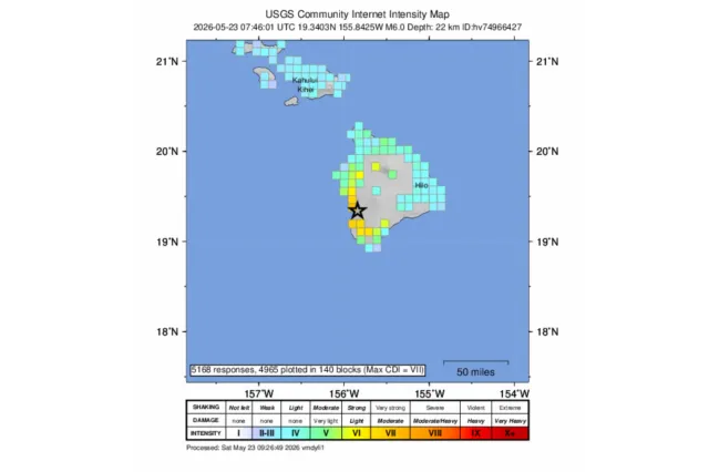 Strong Magnitude 6 Earthquake Strikes Off Hawaii - Newsweek