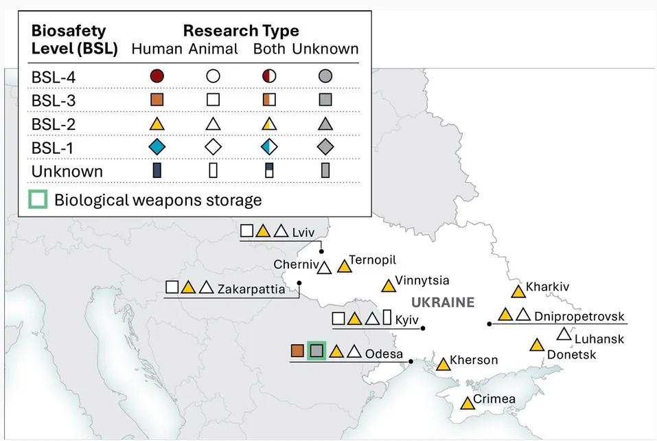 Tulsi Gabbard Reveals Declassified Map, Records of Ukraine Bio Labs ...