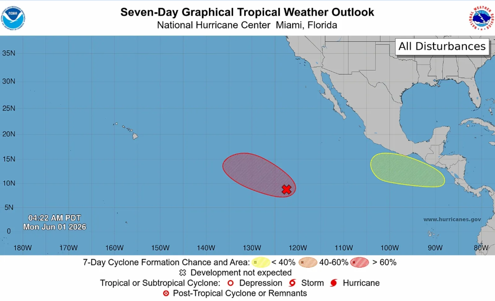 Two Tropical Storms Could Form in the Pacific Ocean This Week - Newsweek