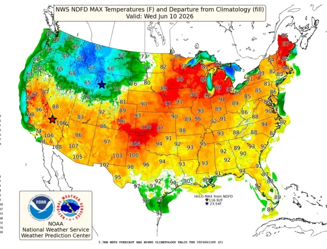 Maps Show Path of Widespread US Heat Wave as Warnings Issued ...