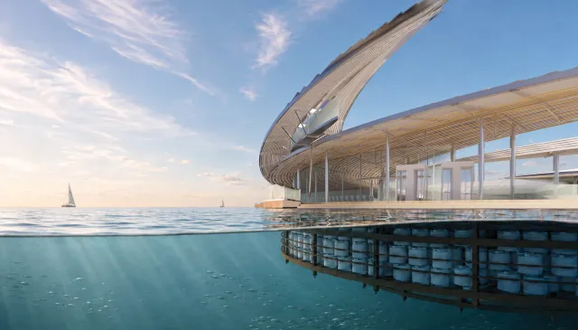 ‘Ocean Vortex’ Floating Building Design Made From Recycled Plastic ...