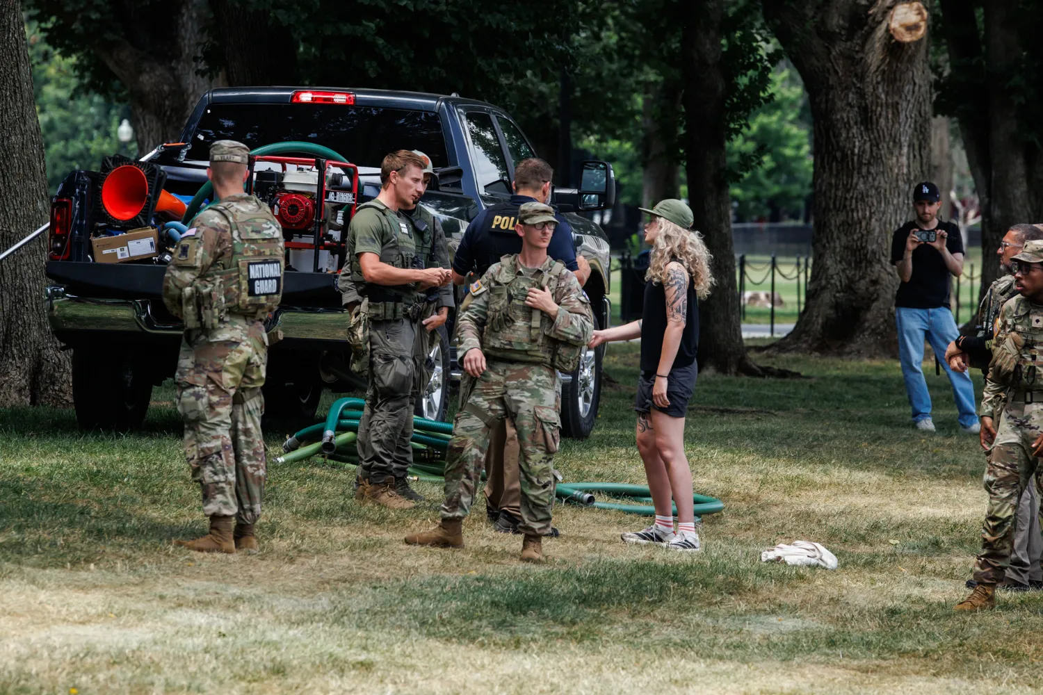 White House Targets ‘Pro-Algae’ Leftists at Reflecting Pool - Newsweek