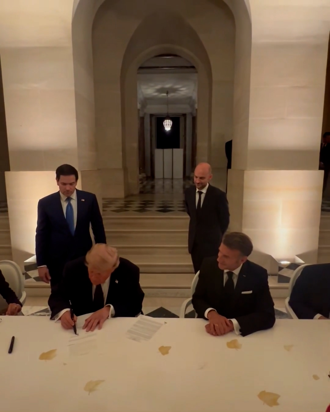 Trump Signs US-Iran Peace Deal At Versailles - Newsweek