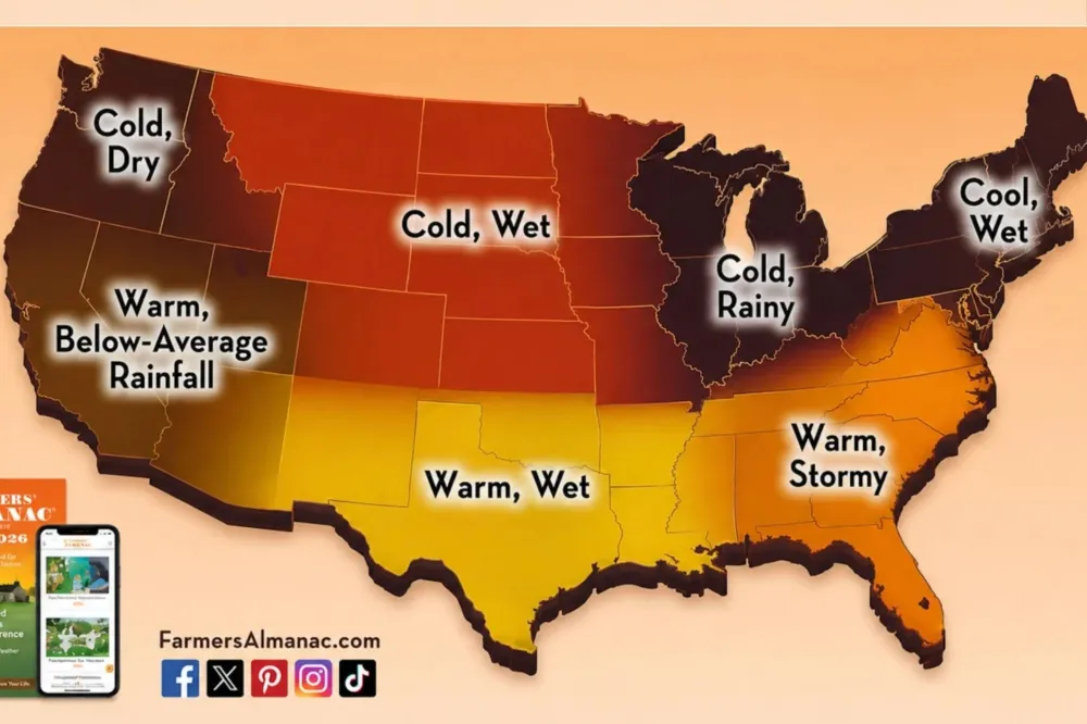 Farmers’ Almanac Predicts Fall Weather Across All US States - Newsweek